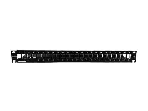 Corning VOL 24-Port Empty 1U Black Patch Panel – CShop.co.za | Powered ...