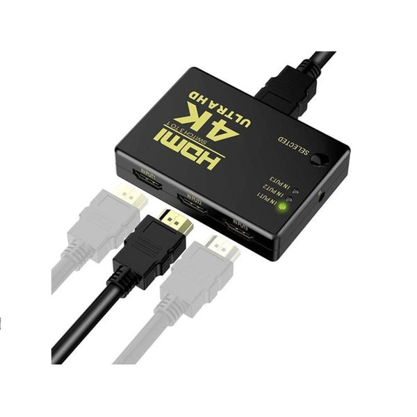 3PORT HDMI SWITCH 4K – CShop.co.za | Powered by Compuclinic Solutions